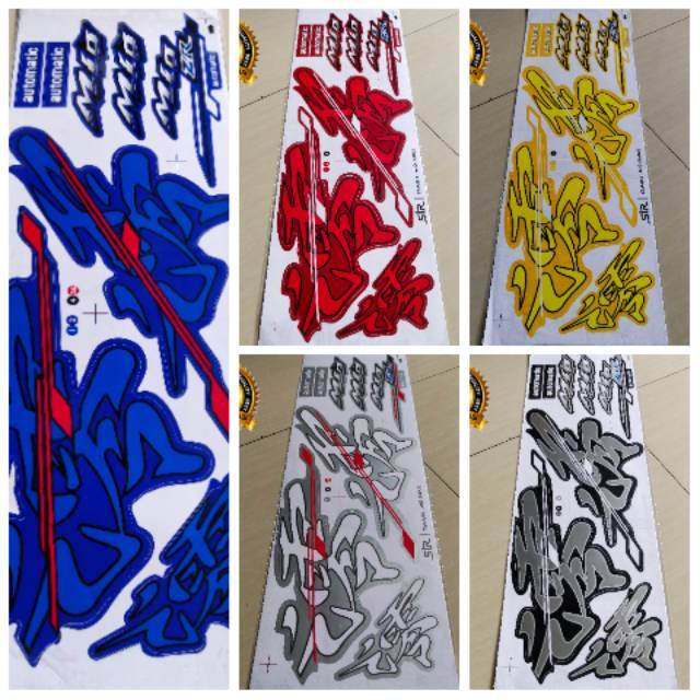 Striping list body variations thailand YAMAHA MIO spoty MIO LAMA KANJI ...