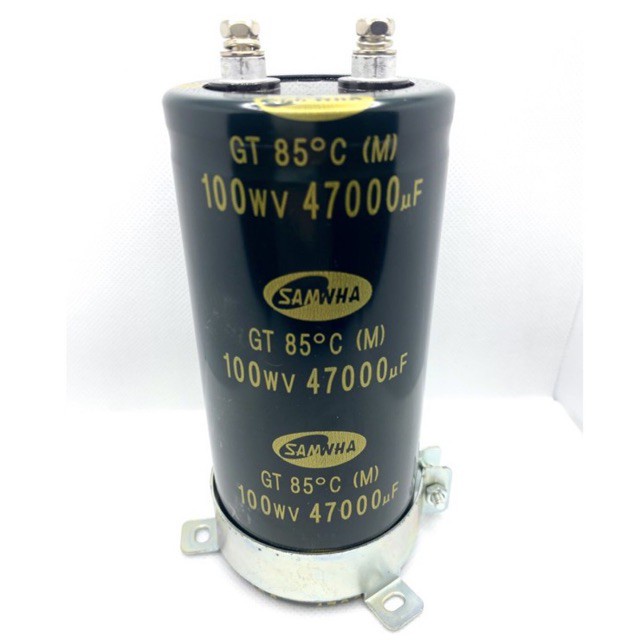 Capacitor ค่า 47000uF 100V. ยี่ห้อ SAMWHA ของแท้ | Shopee Thailand