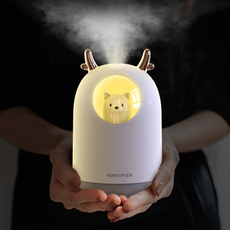 Pet Ultrasonic Humidifier RGB Aroma Essential Oil Diffuser 300ml - HUMI ...