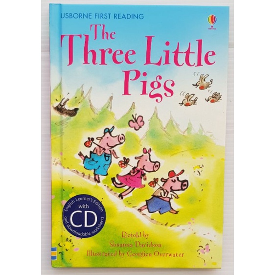 The three little pigs with CD Audio เหมาะสำหรับน้องเริ่มต้นหัดอ่าน hard ...