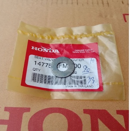 แหวนตัวแบน(14775-KFM-900) แท้ รองสปริงวาล์ว ตัวล่าง เวฟ100-110 รุ่นคา ...