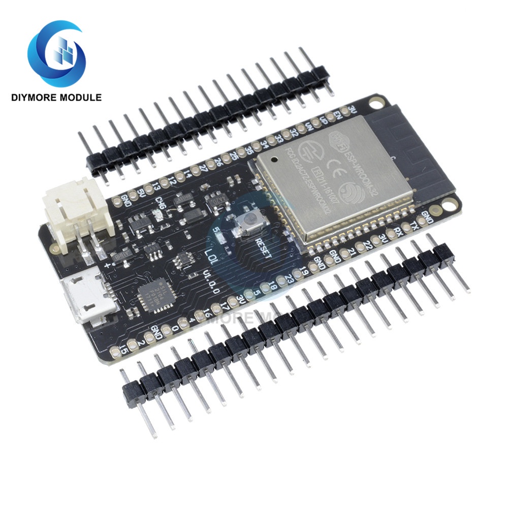 For WeMos D1 LOLIN32 ESP32 Wifi Bluetooth Module Based ESP-WROOM-32 Dual Core CPU 4MB Flash ...