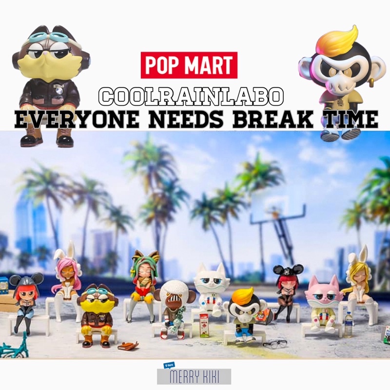 (พร้อมส่ง) POP MART Coolrain labo everyone needs break time. | Shopee ...