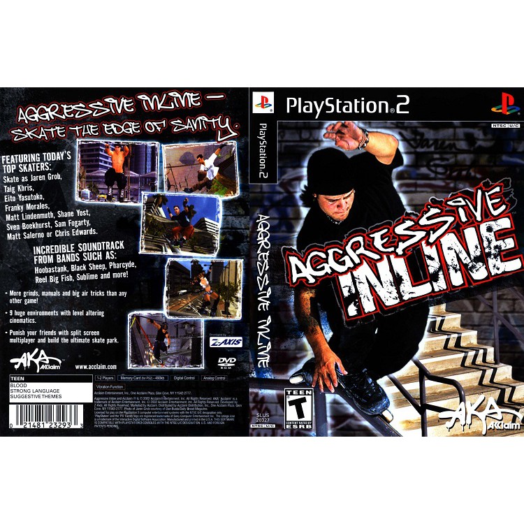AGGRESSIVE INLINE [PS2 US : DVD5 1 Disc] | Shopee Thailand