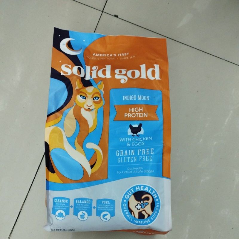 Solid gold Indigo Moon อาหารสำหรับแมวทุกวัยทุกสายพันธ์ุ ขนาด1.36kg ...