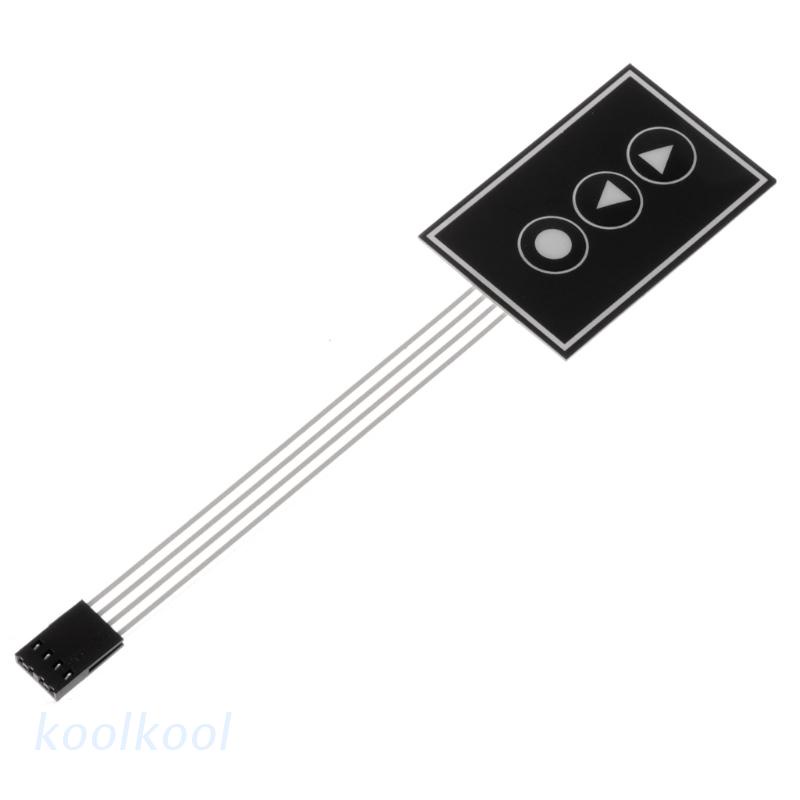 Kool 1X3 Matrix Array 3Key สวิทช์คีย์แพดเมมเบรน 1X3คีย์ 36X55มม Diy ...