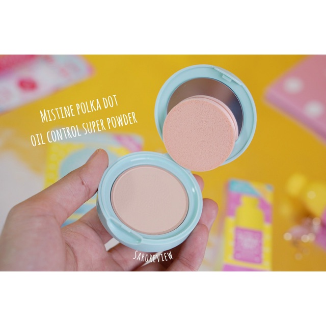 Mistine Polka Dot Oil Control Super Powder | Shopee Thailand