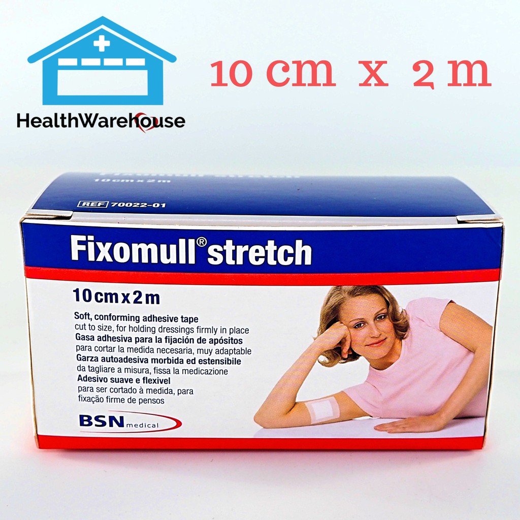 Fixomull Stretch 10 cm x 2 m ฟิกซ์โซมูล เทปปิดแผล ยืดได้ | Shopee Thailand