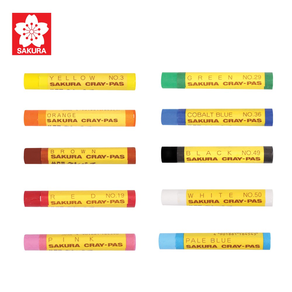 SAKURA (ซากุระ) สีชอล์คเดี่ยว (Crayon) สีชอล์คอุตสาหกรรม รหัส LP ...