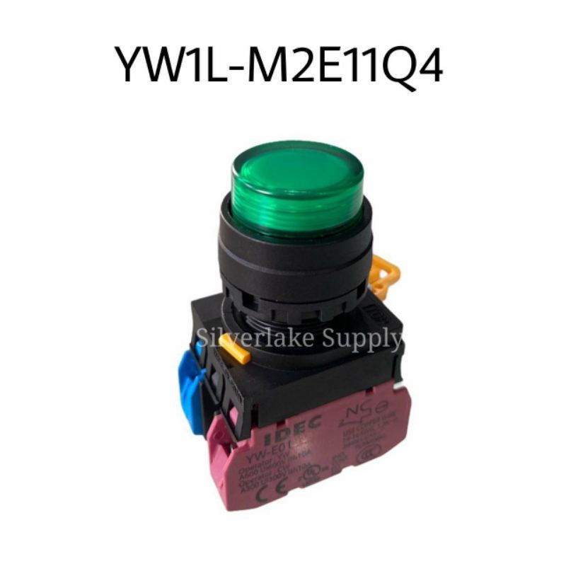 สวิตซ์ปุ่มกด - มีไพล็อทแลมป์ Push button switch & Pilot Lights YW1L ...