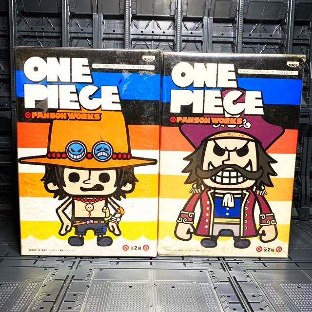 One Piece X Panson Works Gol D. Roger and Ace Vinyl Action Figure, 7 ...