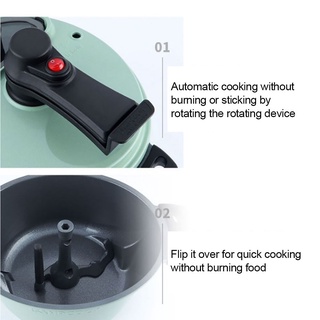 LAMPCOOK HS-0010 Automatic Rotating Pot Mini Universal Cooker Rice ...