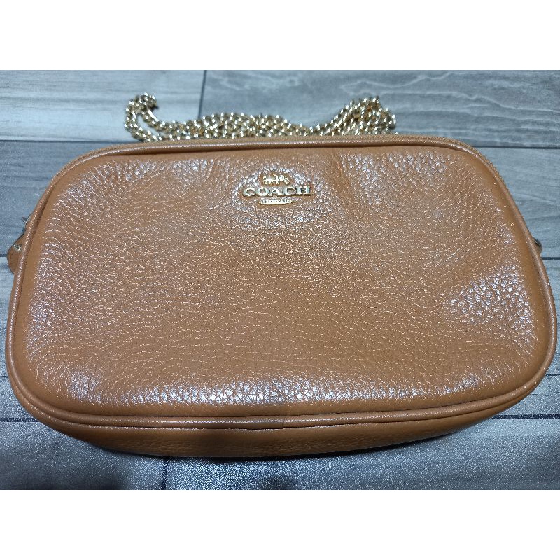 Coach pebble leather crossbody F72490 | Shopee Thailand