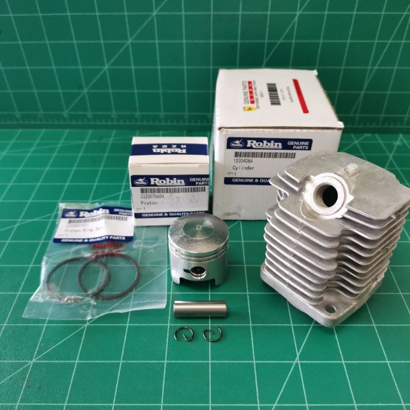 เสื้อสูบ โรบิ้น แท้ NB411 RBC411 เบิกศูนย์ เสื้อสูบ ลูกสูบ แหวน ตัดหญ้า ...