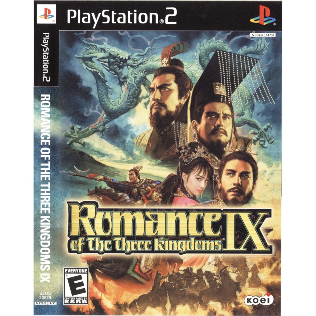 แผ่นเกมส์ Romance of The Three Kingdoms IX PS2 Playstation2 คุณภาพสูง ...