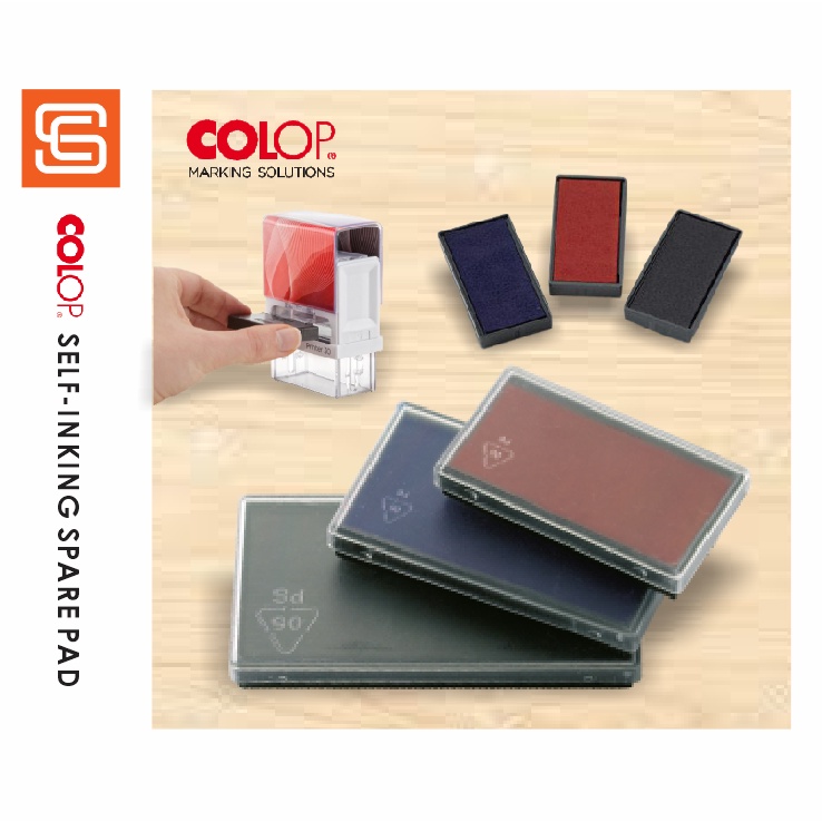 Colop แผ่นสเปร์ I COLOP แผ่นสเปร์หมึกในตัว I STAMP PAD I RUBBER STAMP I ...
