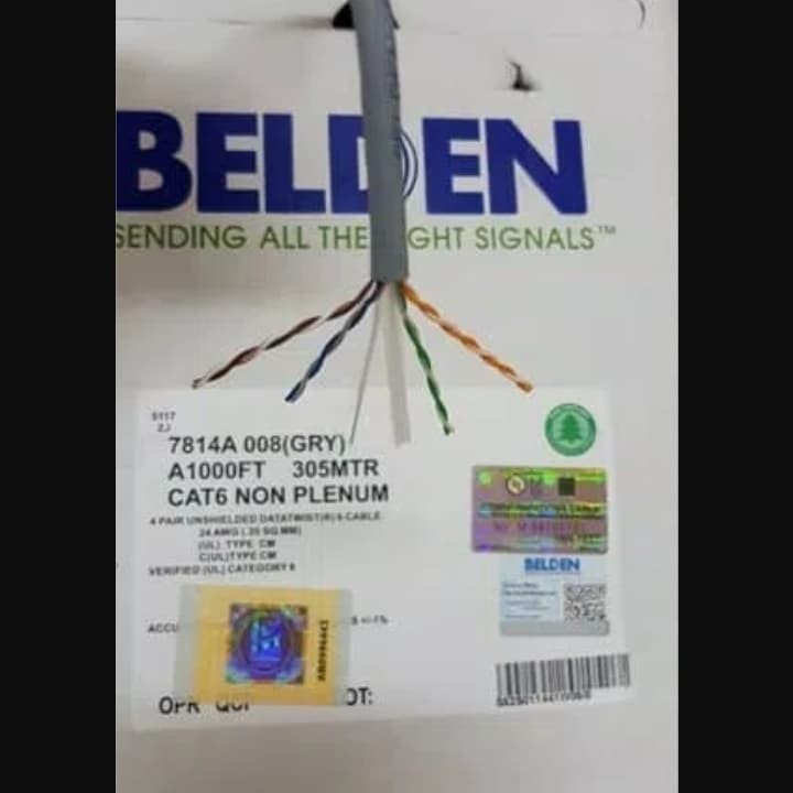 Belden UTP Cat สาย LAN UTP 6 เมตร - สาย Gigabits คุณภาพสูง Cat6 ...