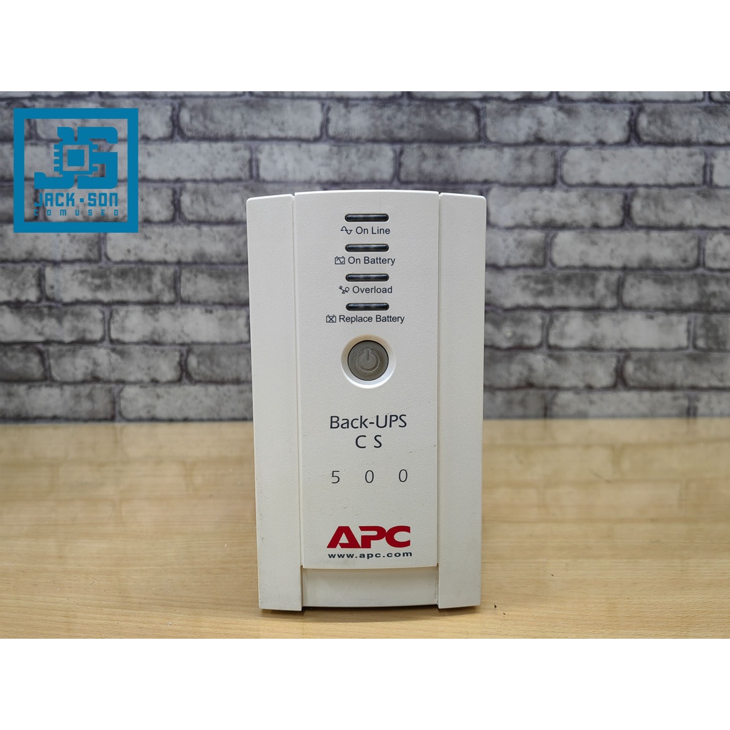 APC เครื่องสำรองไฟฟ้า Back-UPS CS 500VA/300W มือสอง | Shopee Thailand