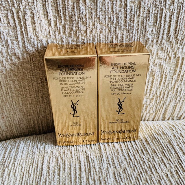 🔥พร้อมส่ง แท้ 🔥Ysl All hours Foundation 24 H Long wear Flasless Matte ...