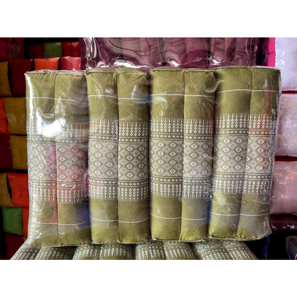 หมอนขิต หมอน OTOP หมอนลายไทย แพ็ค 4 ชิ้น หน้าเต็ม แน่น สวยๆ ลายขิตไทย ...