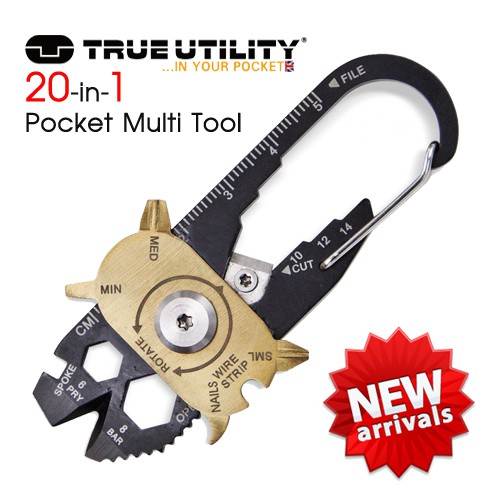เครื่องมือพกพาขนาดเล็ก TRUE UTILITY by NEBO FIXR 20-in-1 Pocket Multi ...
