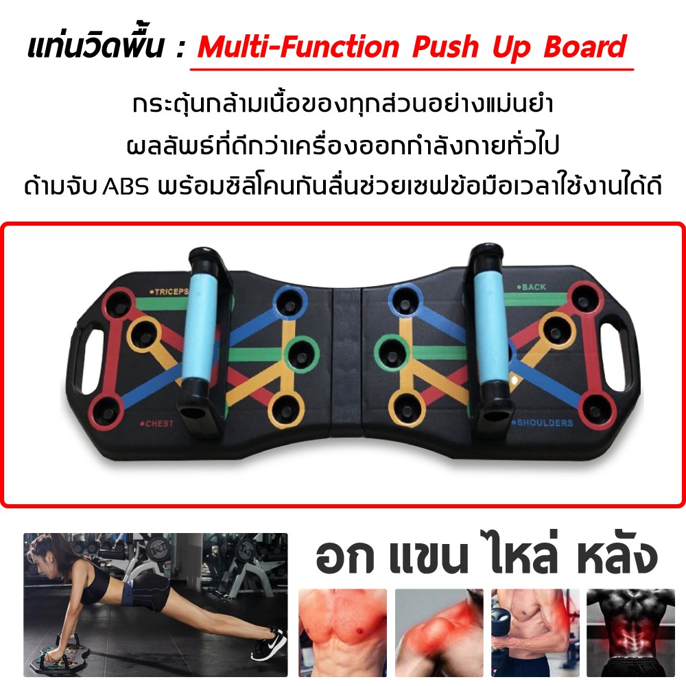บอร์ดวิดพื้น 2in1 อุปกรณ์วิดพื้น Push-Ups Board แท่นวิดพื้น ที่วิดพื้น เเป้นยืดกล้าม | Shopee ...