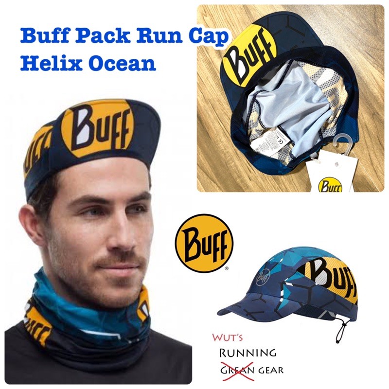 หมวกวิ่ง Buff Pack Run Cap Helix Ocean | Shopee Thailand