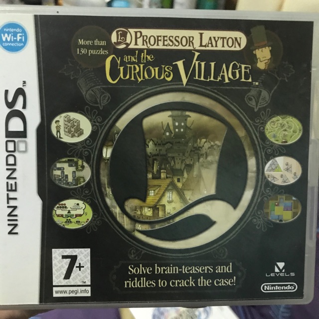 Professor Layton and The Curious Village ds 3ds มือสอง | Shopee Thailand