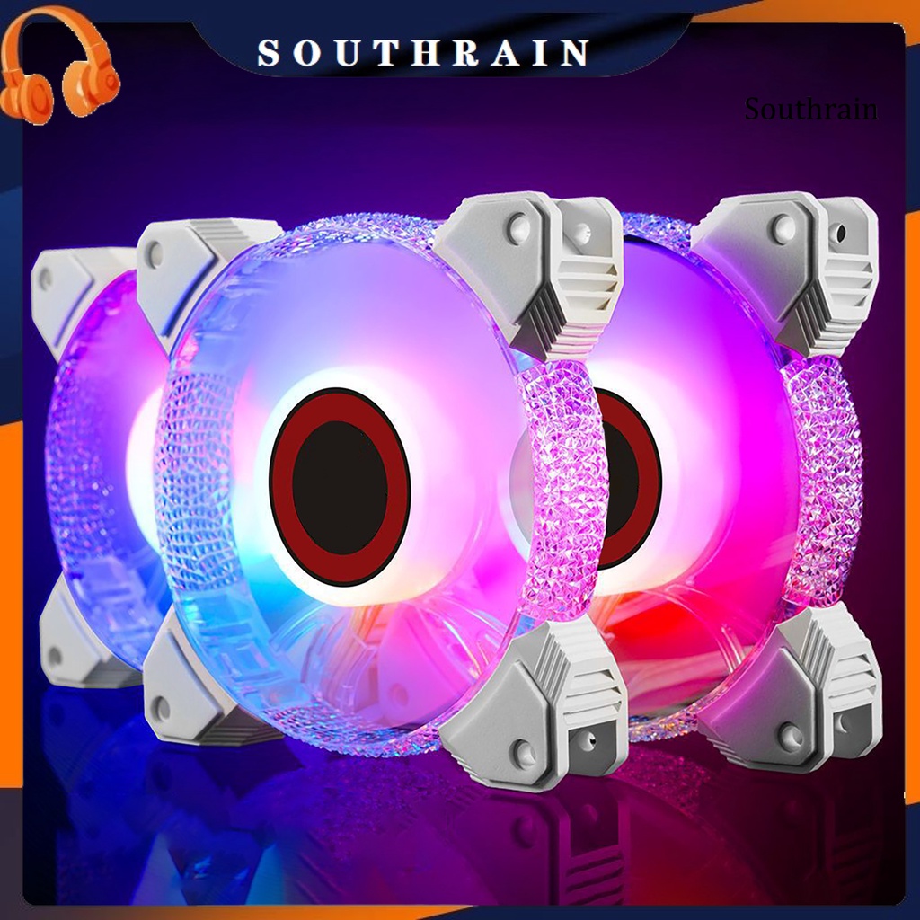 SOU--Cooling Fan Fast Cooling Anti-vibration Cool ARGB Light 7-blade ...