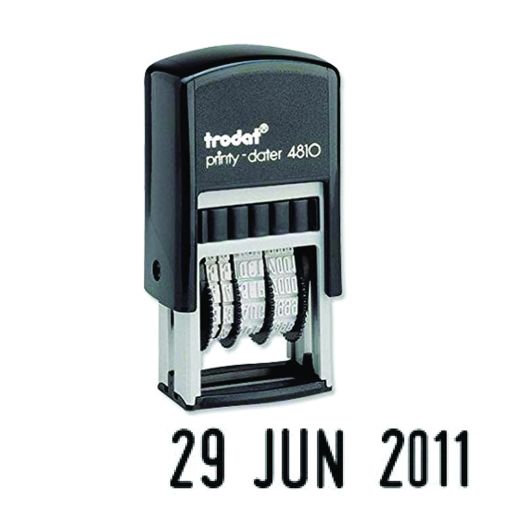 Trodat Self Inking Date Stamp 4810 | Shopee Thailand