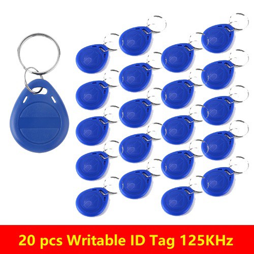 20 Pieces RFID Writable Tag 125KHz Rewrite T5577 Proximity Access ...