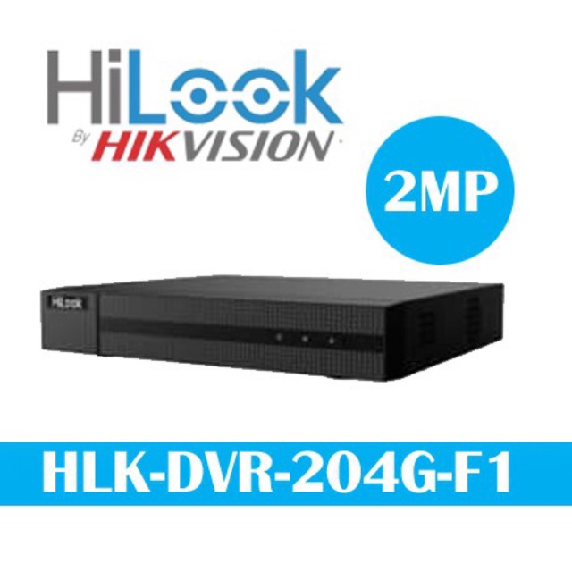 HiLook by Hikvision เครื่องบันทึกกล้องวงจรปิด 4 CH รุ่น DVR-204G-F1 ...