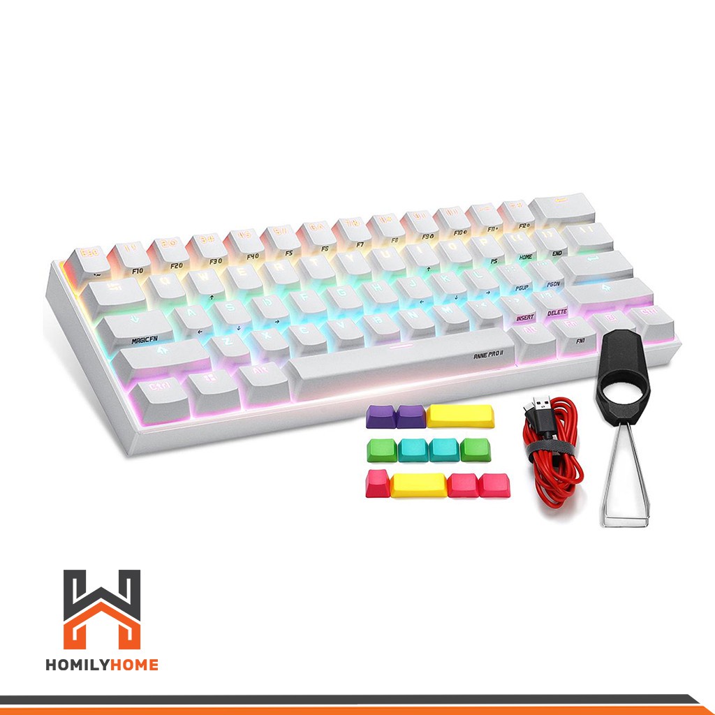 Anne Pro 2 RGB Gaming Wireless Keyboard ( EN ) คีย์บอร์ดไร้สาย MELG ...