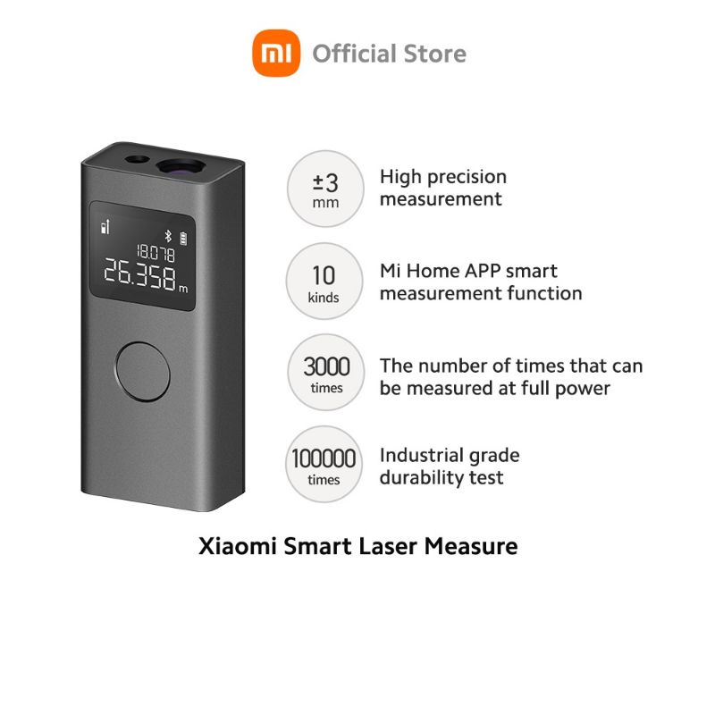 Xiaomi Mijia Smart Laser Rangefinder Real time Distance Meter | Shopee ...