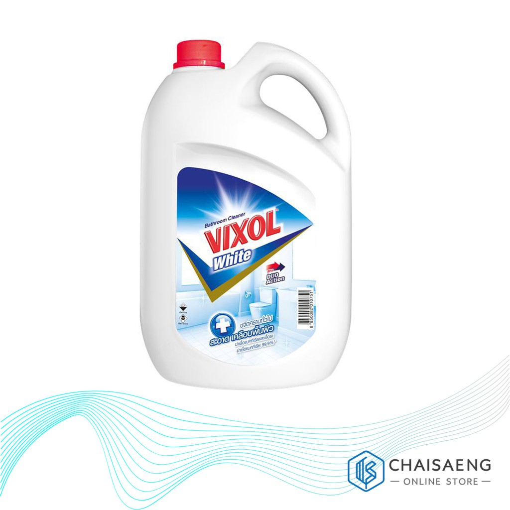 Vixol White Duo Action Bathroom Cleaner ผลิตภัณฑ์ล้างห้องน้ำ วิกซอล ...