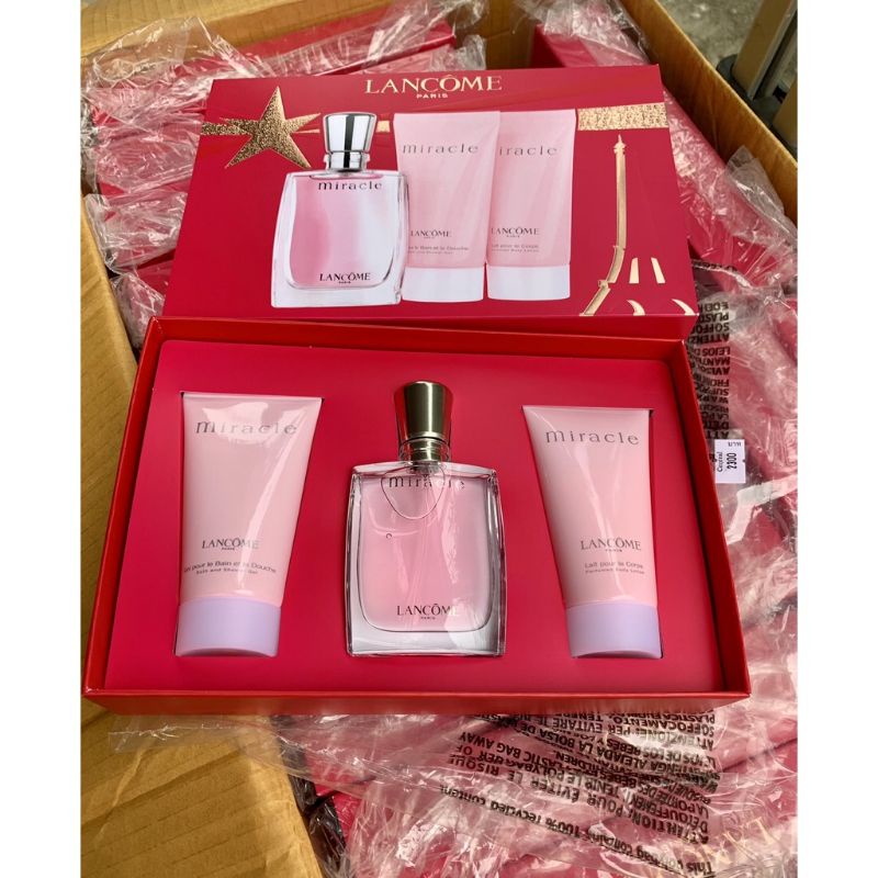Gift Set กิ๊ฟเซต Lancome Miracle Gift Set 3 Item (เคาเตอร์ 2,300 ...