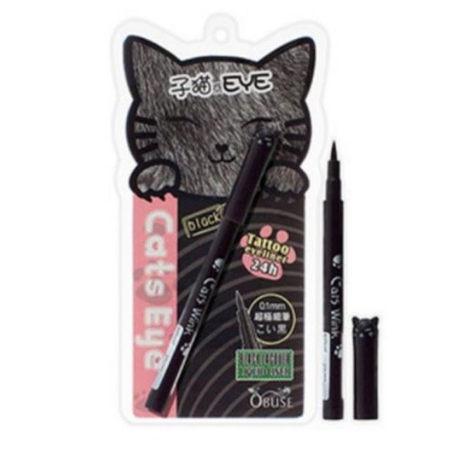อายไลน์เนอร์ แมวเหมียว Obuse Cat Eyes Tattoo Eyeliner แท้ค่ะ | Shopee ...