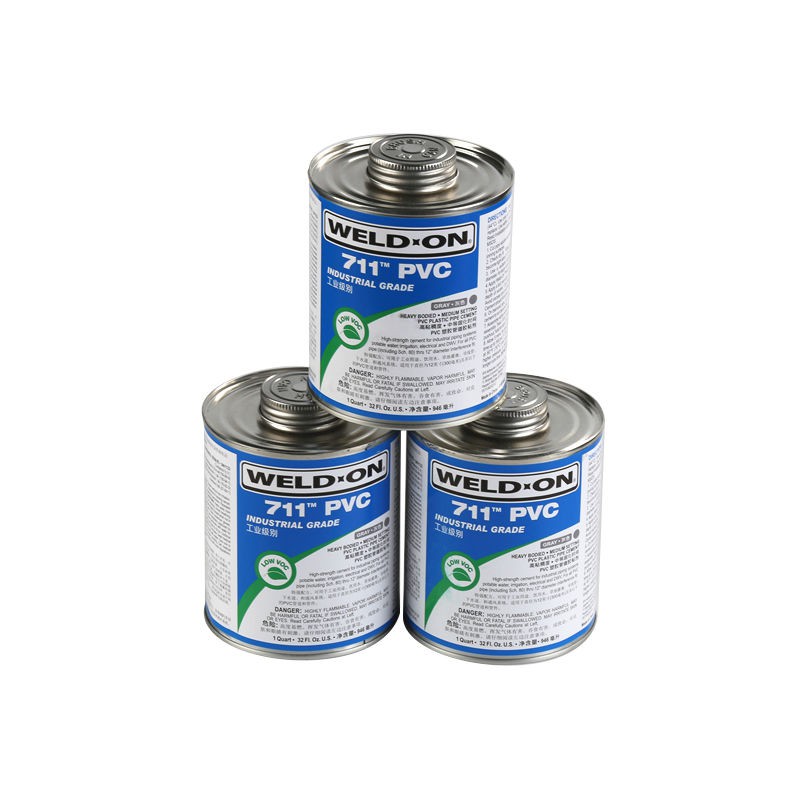 PVCกาว IPS 711 UPVCกาวติดยึดท่ออุตสาหกรรมเคมีWELD-ON 946ML/ถัง NmU0 ...