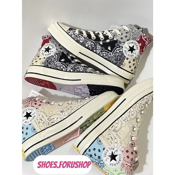 Offspring x Converse Patchwork “Paisley” Chuck 70 แบบหุ้มข้อ พร้อมส่ง ...