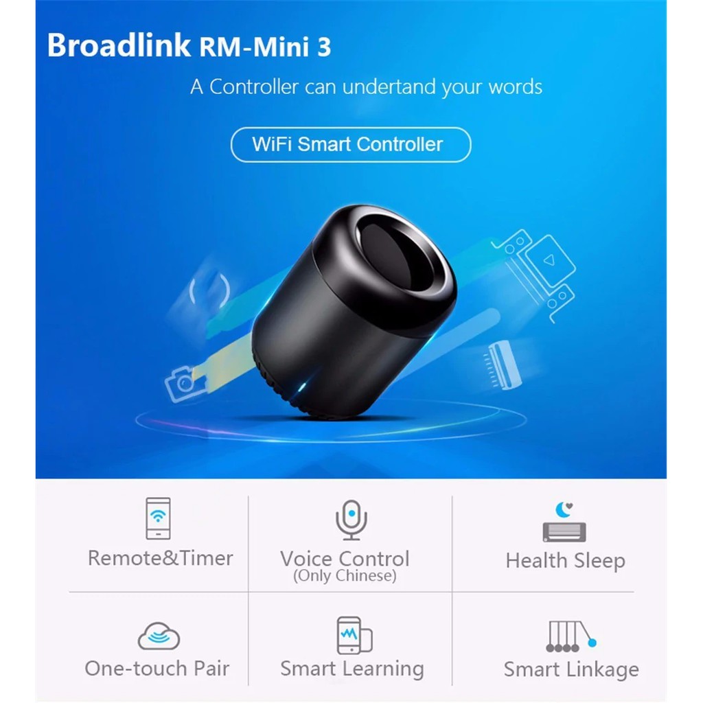Broadlink RM mini3 RM4S RM4 Pro RM Pro+ Universal Remote WiFi Infrared ...