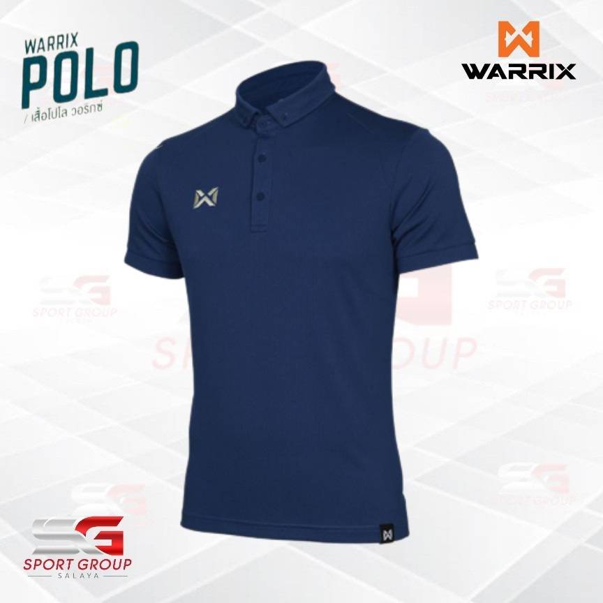 Warrix เสื้อโปโลวาริกซ์ แขนสั้นสีทีมชาติรุ่นล่าสุด รหัส WA-3324 (WA-PLA024)น้ำเงิน/แดง/ขาว/เขียว ...