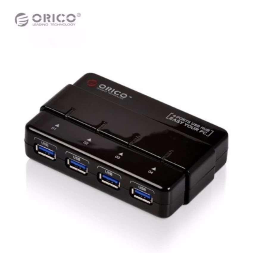 ORICO H4928-U3 by USB HUB 3.0 4 Port with Adapter ยูเอสบี ฮับ 4 พอร์ท พร้อม อแดปเตอร์ไฟ 2 Amp มา ...