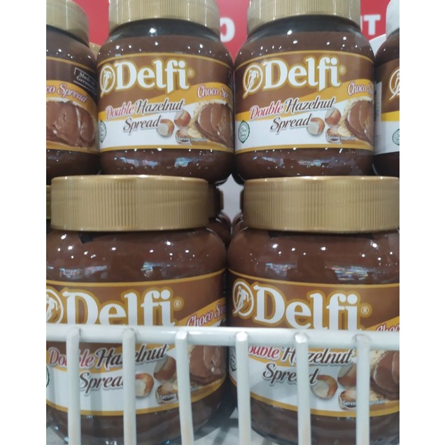 Delfi Double Hazelnut spread เดลฟี ดับเบิ้ล เฮเซลนัท 350g | Shopee Thailand