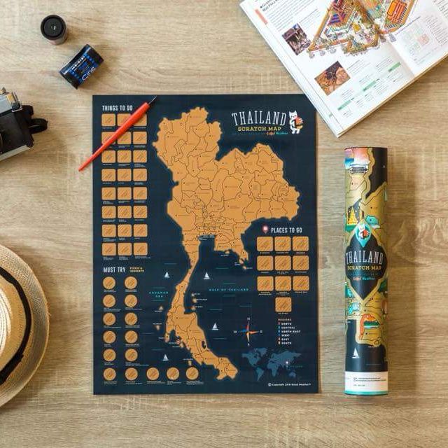 Thailand scratch map | Shopee Thailand