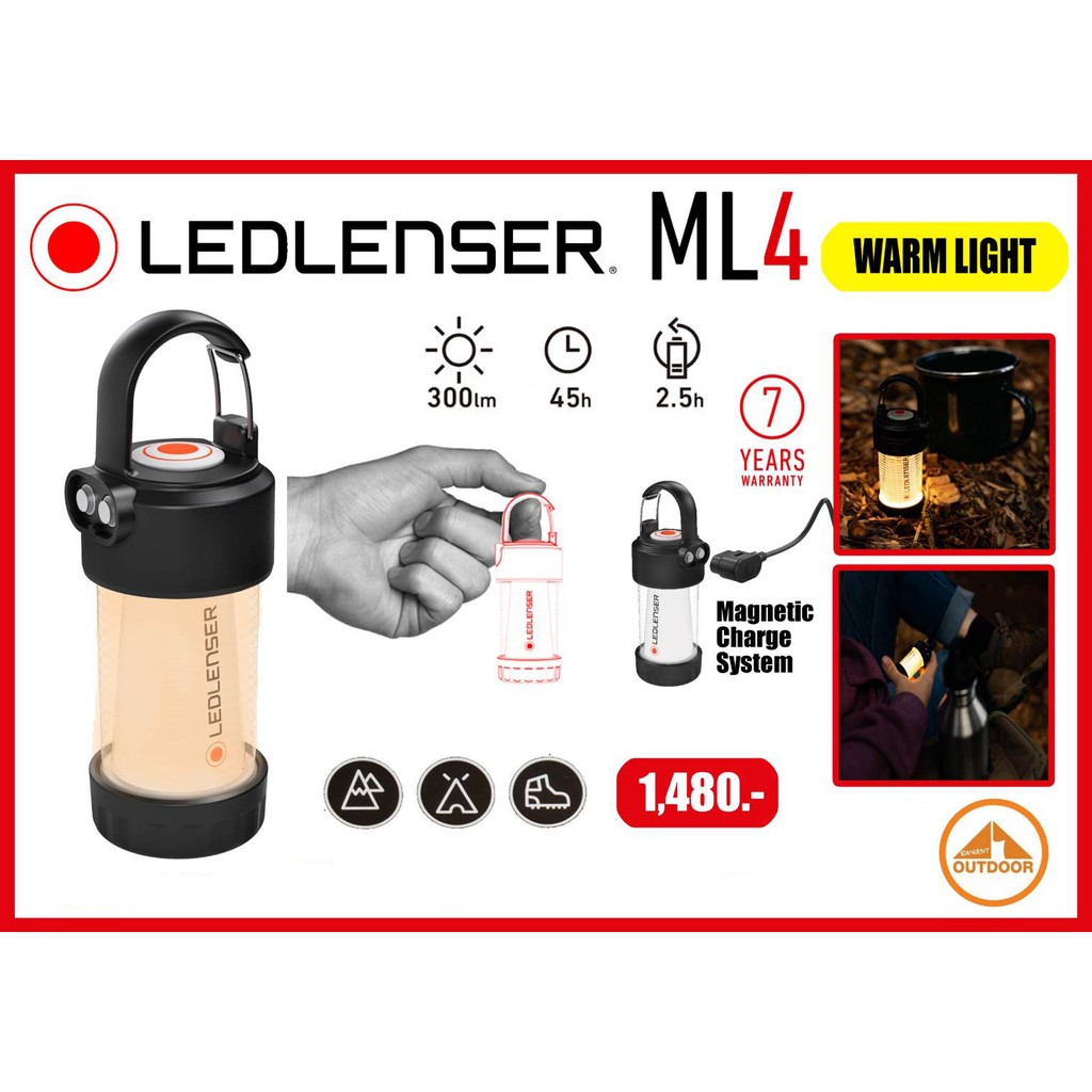 Led Lenser ML4 Warm Light | Shopee Thailand