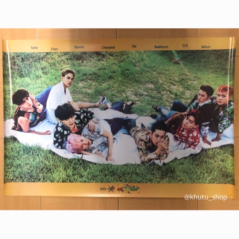 [มีกระบอกโปส] โปสเตอร์รวมEXO 8คน ขนาดใหญ่ประมาณA1 | Shopee Thailand