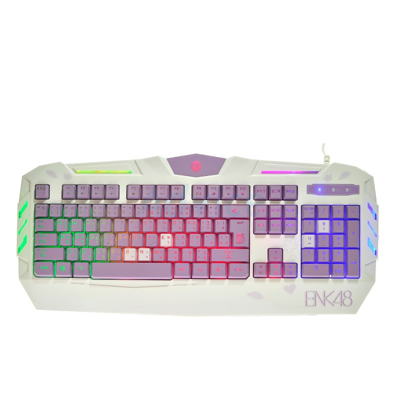 KEYBOARD NEOLUTION E-SPORT X BNK48 (White/Purple) | Shopee Thailand