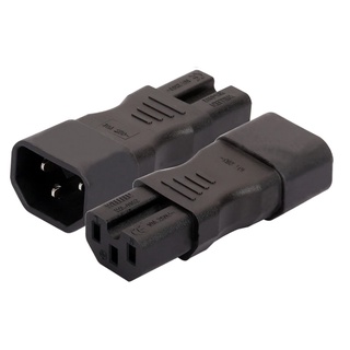Adapter แปลงหัวเสียบ AC Universal IEC320 C14 to C15 Convert Connector ...