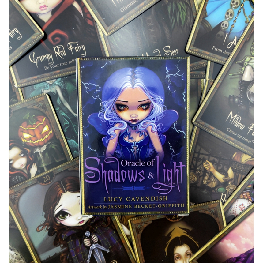 【Ready Stock】New English Cards Divination Shadows and Light Oracle ...