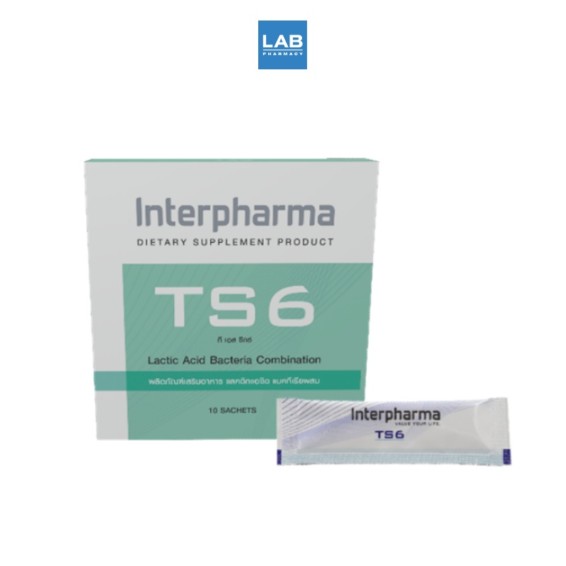 Interpharma TS6 Lactic Acid Bacteria Combination 10 sachets - ผลิตภัณฑ์ ...